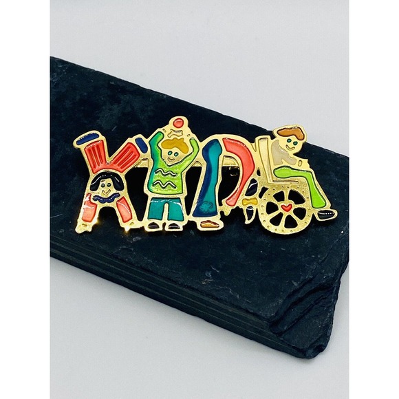 Unbranded | Jewelry | Vintage Enamel Kids Pin Diversity Equity ...